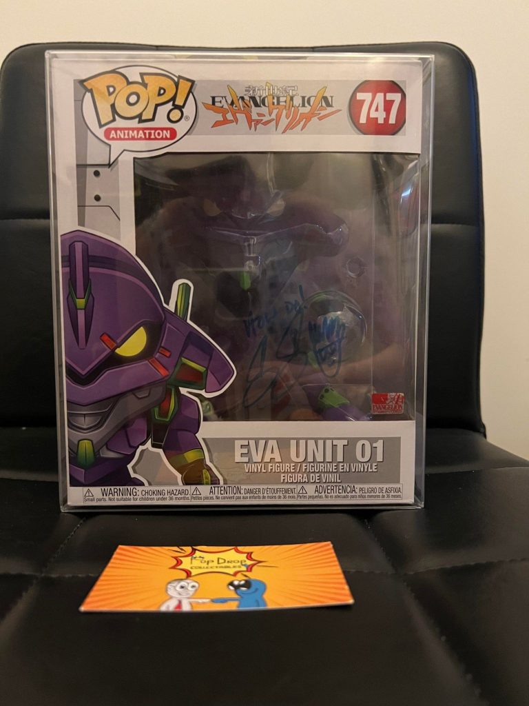 Eva Unit 01 SIGNED With COA Funko Pop! - Pop Drop Collectables - Your ...
