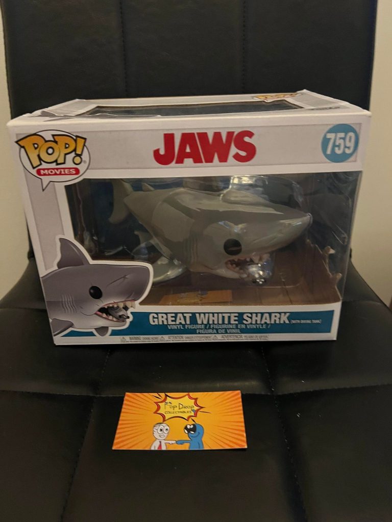 Great White Shark with diving tank Funko Pop! - Pop Drop Collectables ...