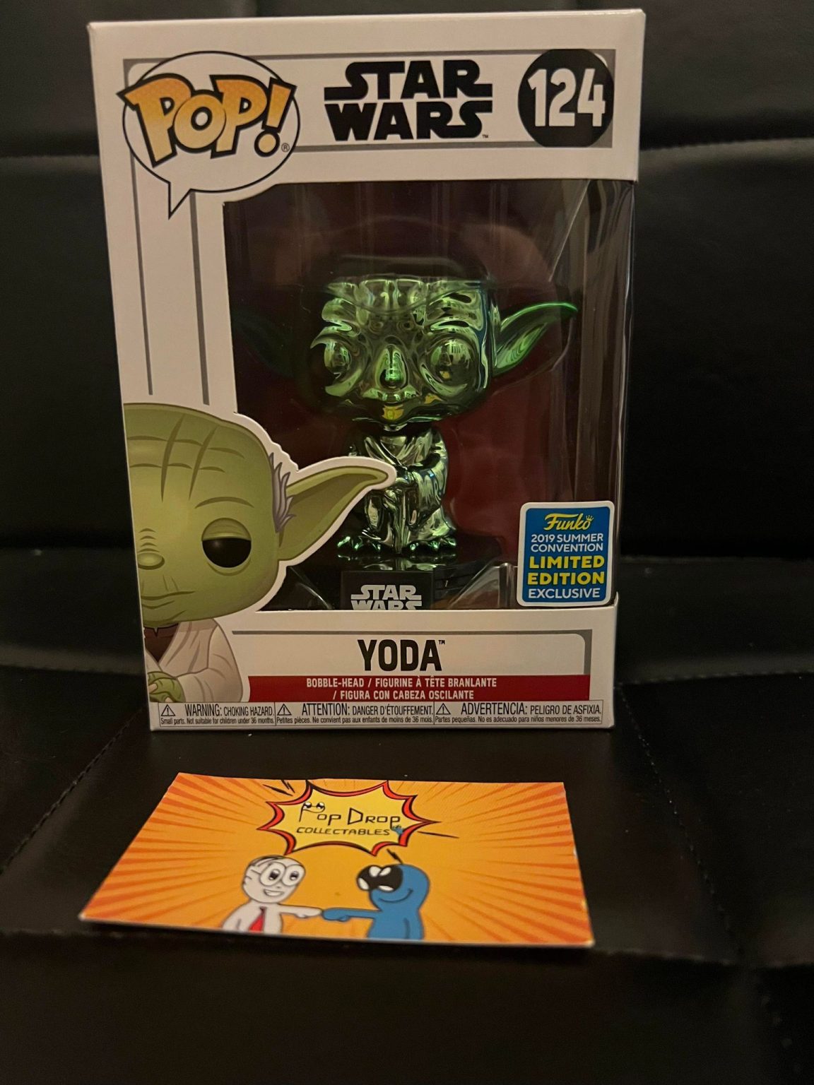 Yoda (Green Chrome) Convention Pop! - Pop Drop Collectables - Your ...