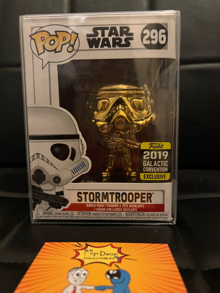 Storm Trooper gold chrome pop! - Pop Drop Collectables - Your Premier ...